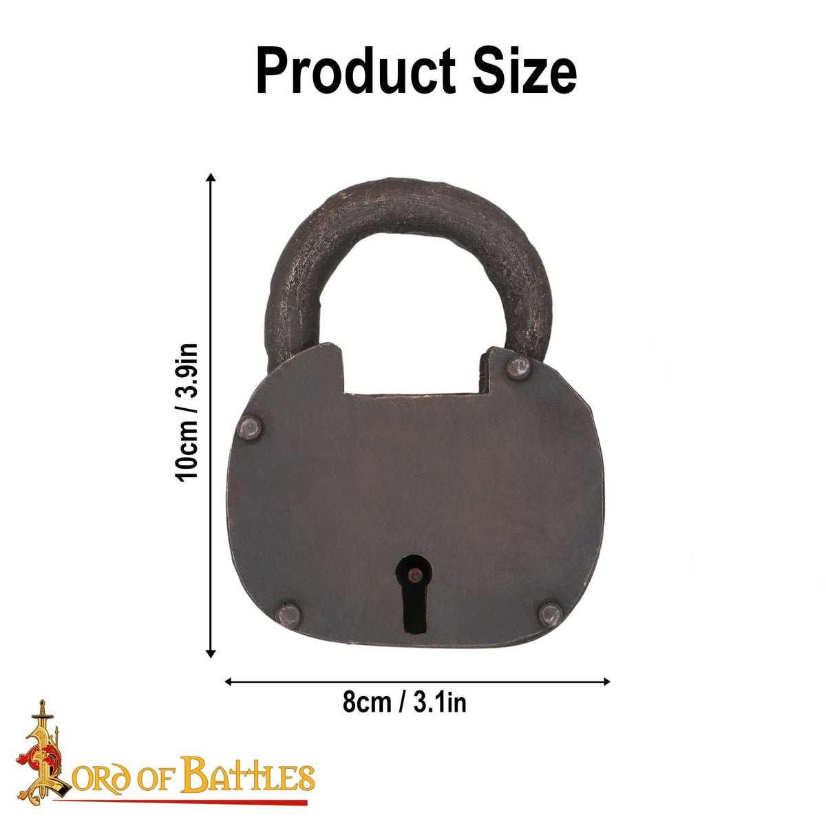 Functional Medieval / Pirate Padlock with two keys| Make Your Own Medieval
