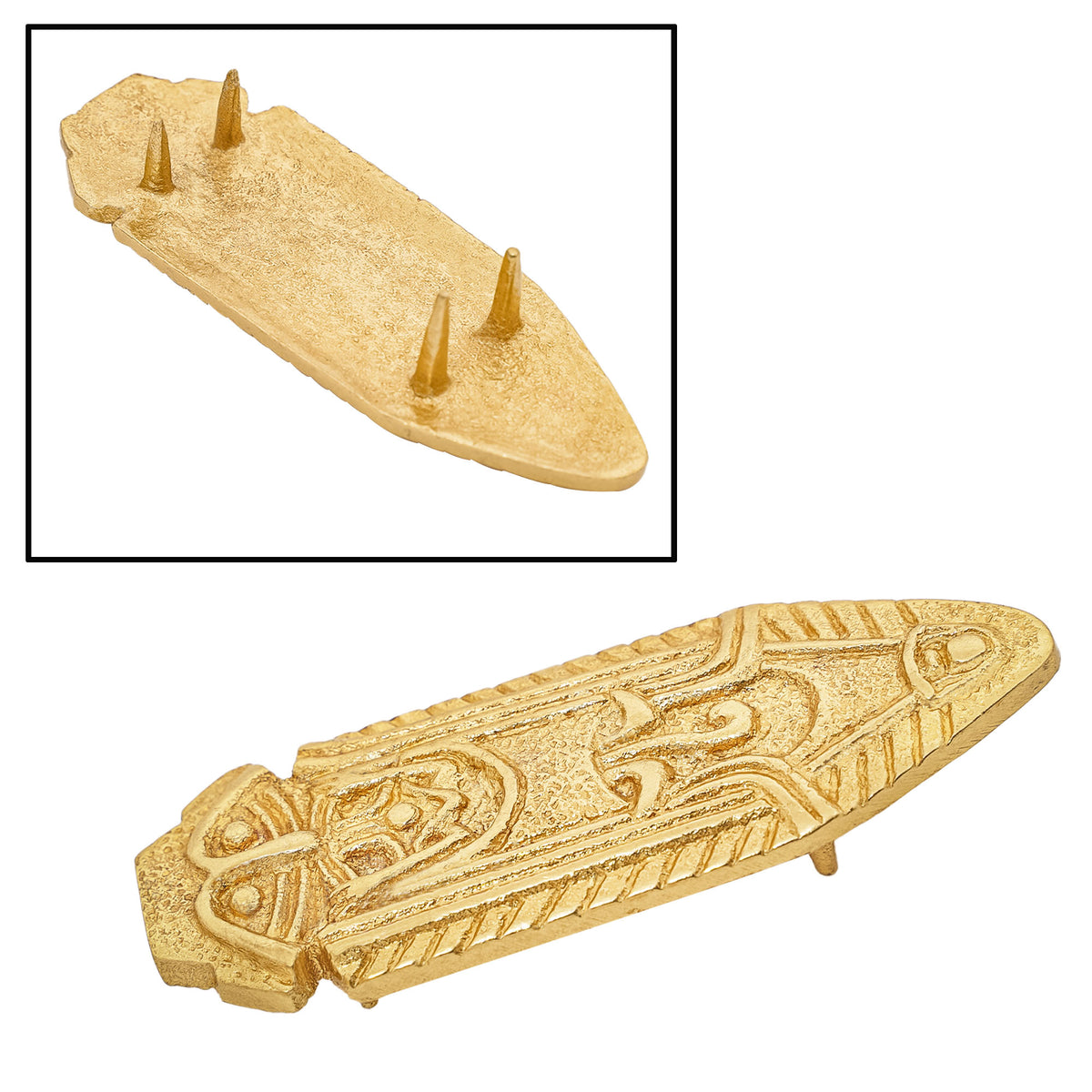 Viking Belt Strap End - 21 mm wide| Make Your Own Medieval