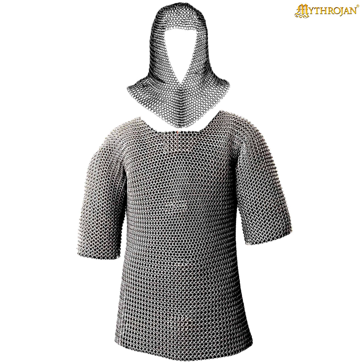 Chainmail Shirt with Coif – Zinc Plated| Make Your Own Medieval