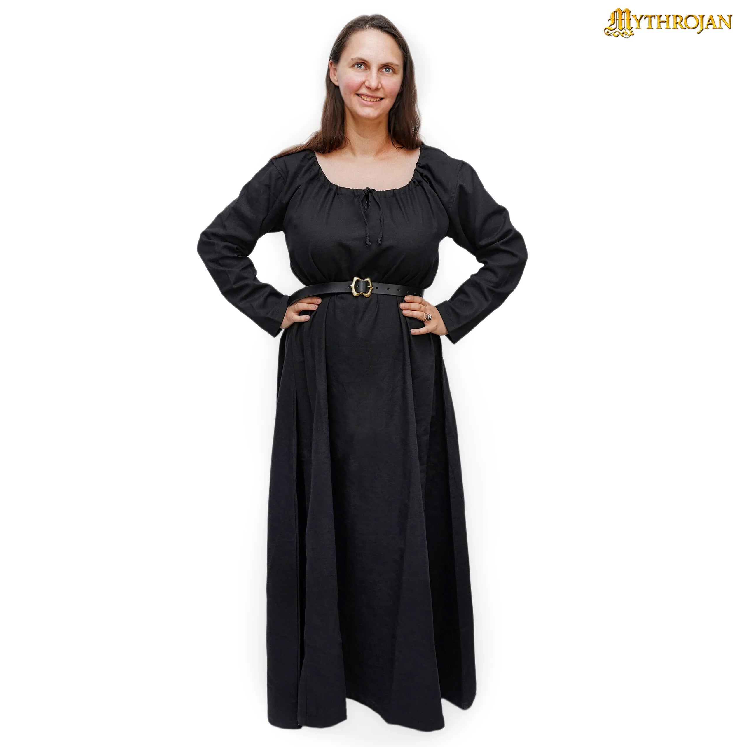 Maiden Dress - Black Cotton | Make Your Own Medieval