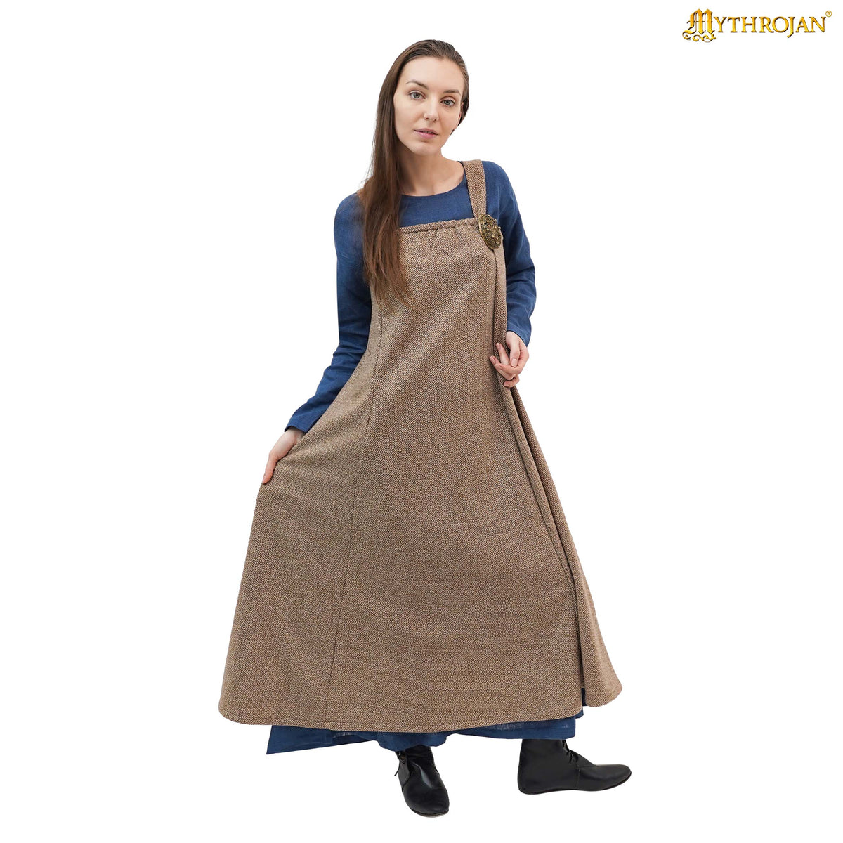 Wool Viking Apron Dress (Hangerok or Smokkr)| Make Your Own Medieval