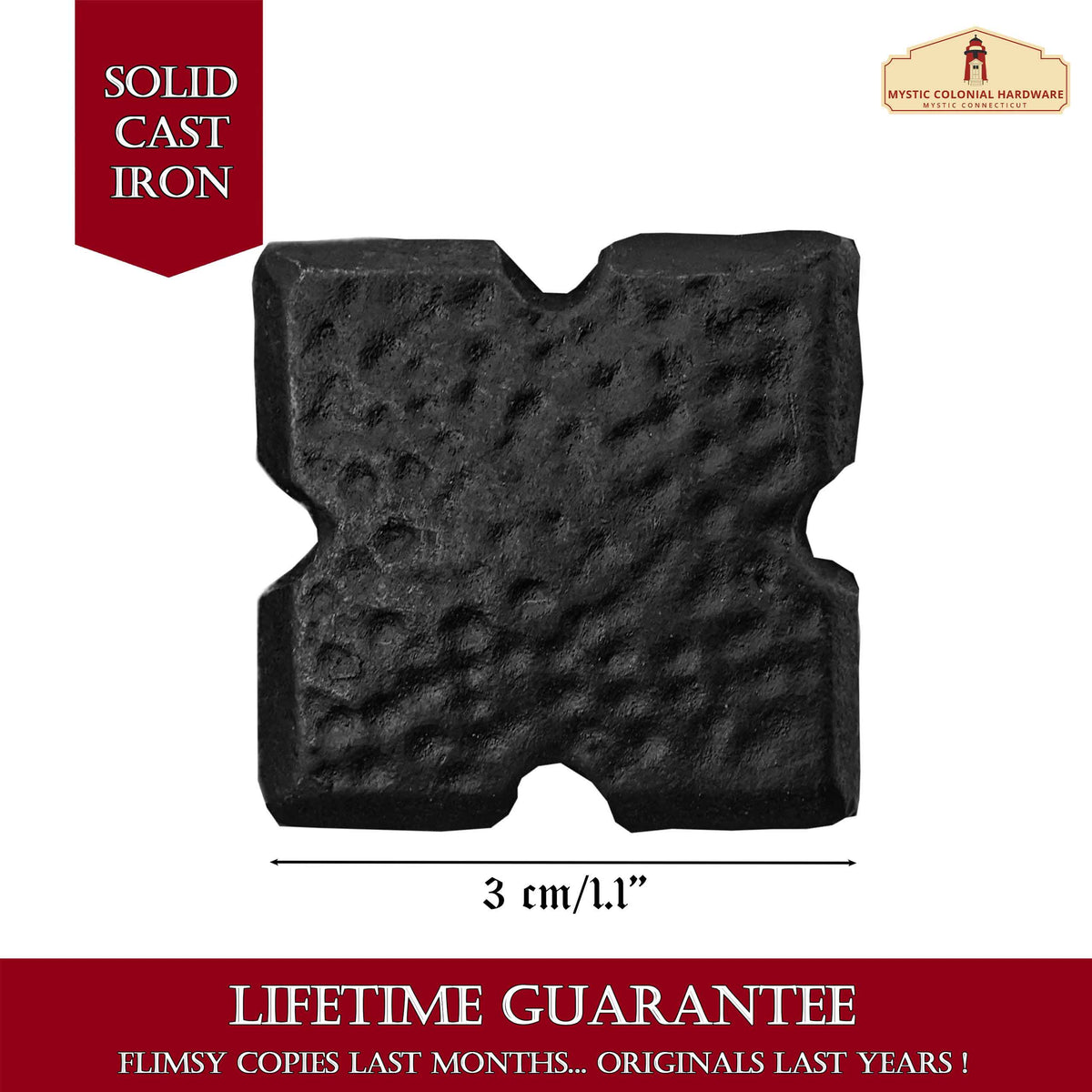 Rustic Cast Iron Nails - Square Divit Head (Set of 6)| Make Your Own ...