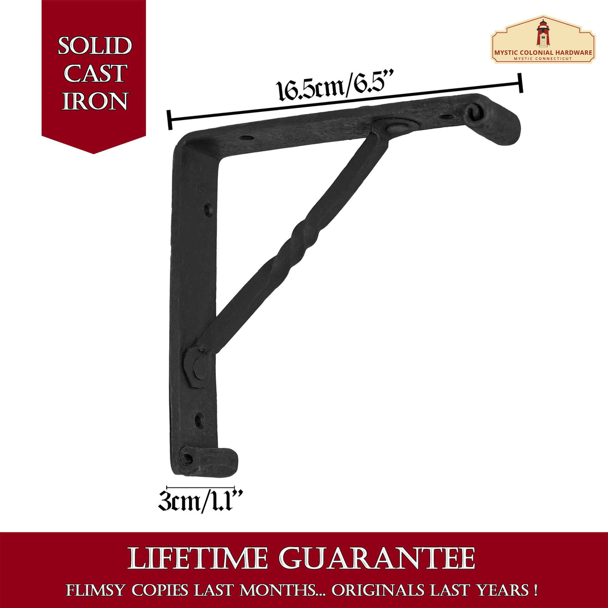 Rustic Cast Iron Corner bracket| Make Your Own Medieval