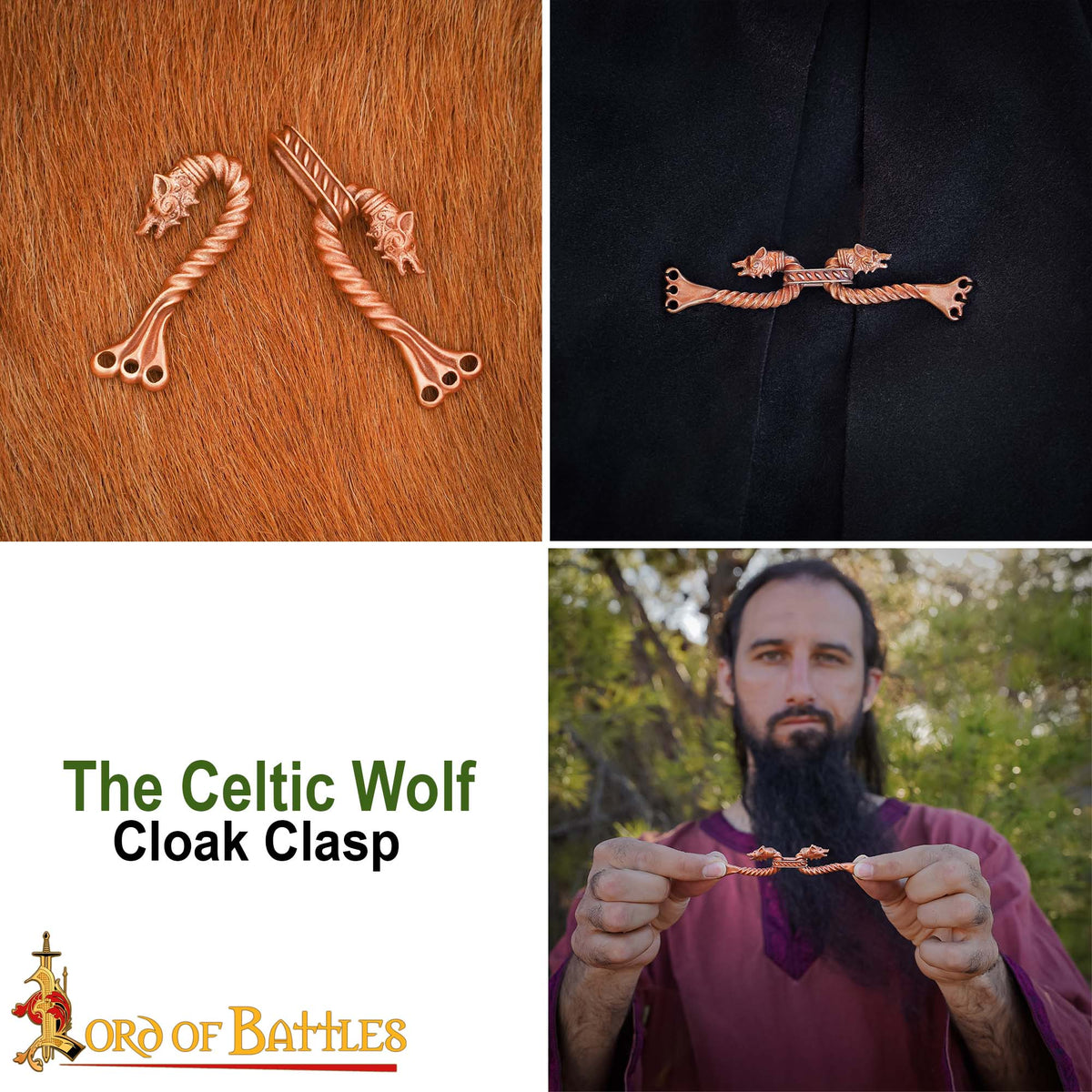 Viking Brass Fibula Brooch Anglo Saxon| Make Your Own Medieval