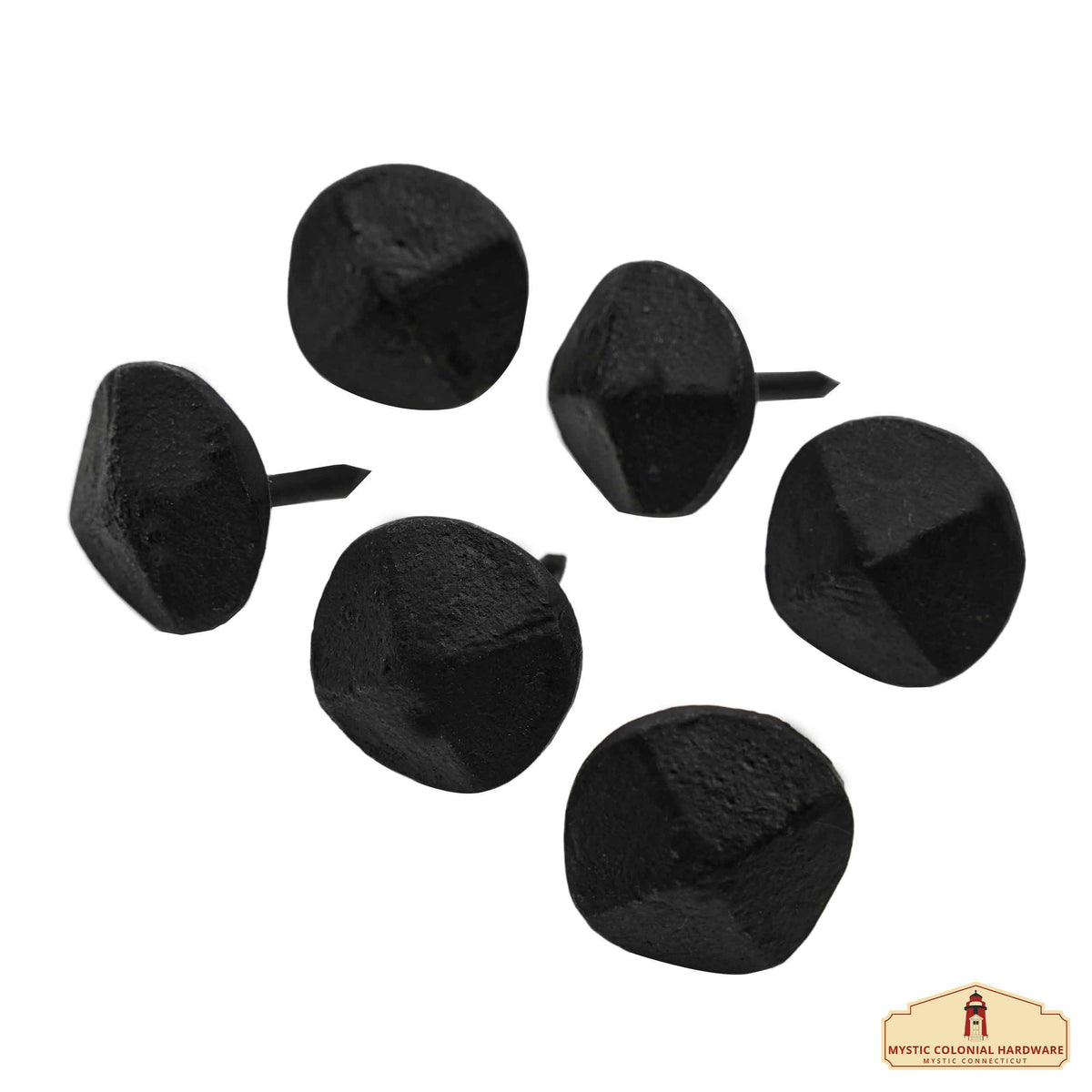Rustic Cast Iron Nails - Round Head (Set of 6)| Make Your Own Medieval
