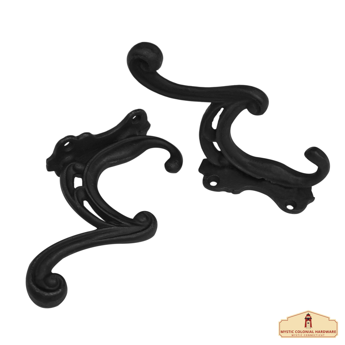 Elegant Colonial Cast Iron Wall Hook| Make Your Own Medieval