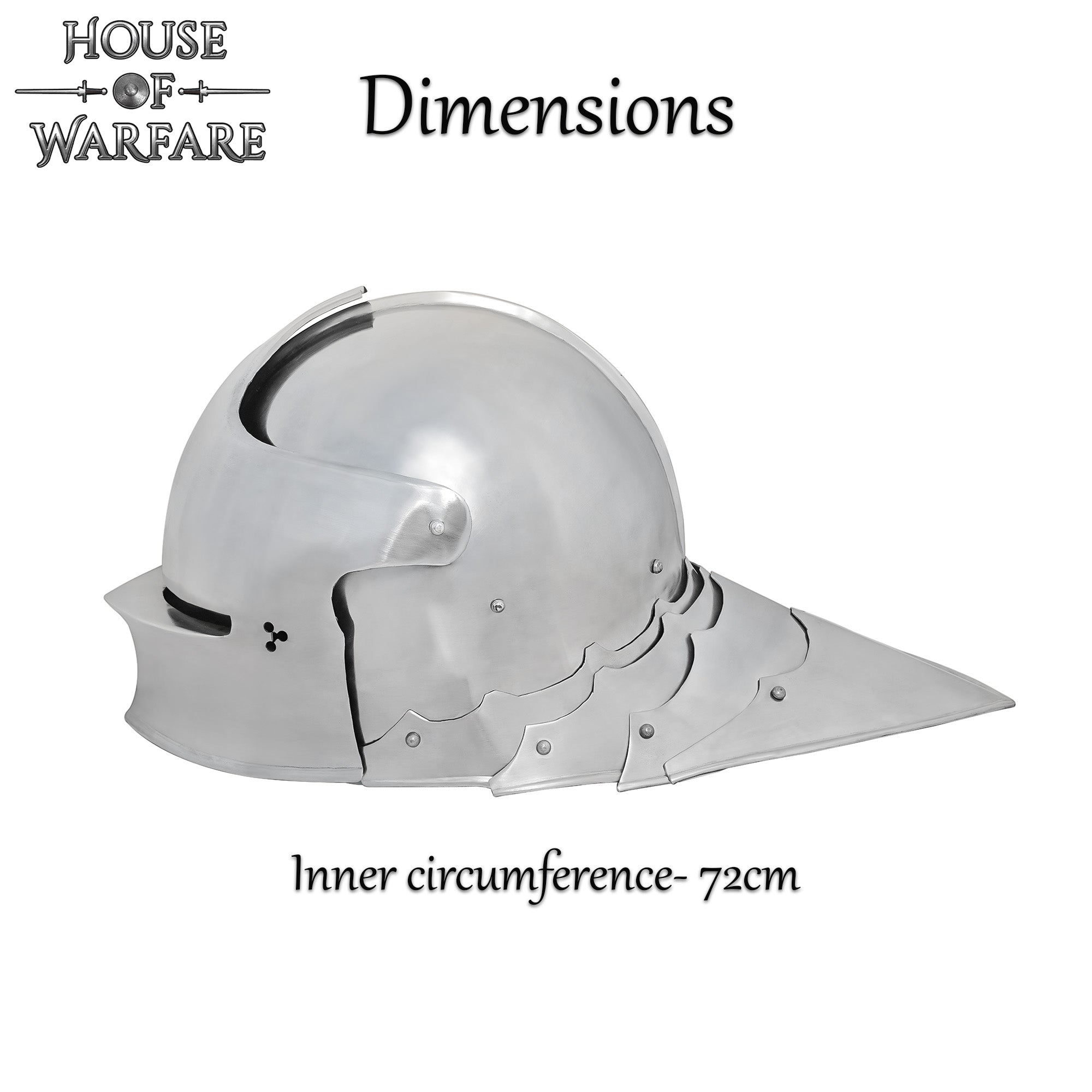 German Gothic15th Century Medieval Sallet Helm| Make Your Own Medieval