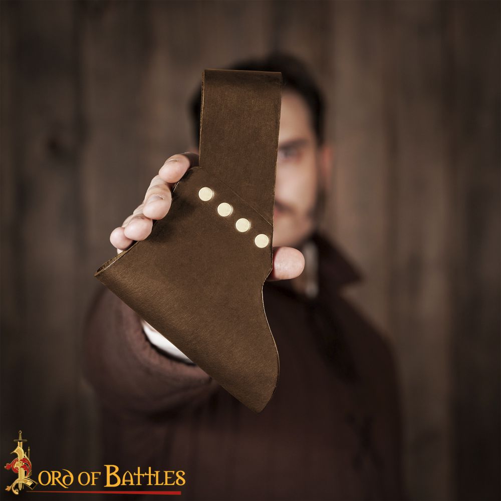 Sword Scabbard / Frog Crunch Brown Leather| Make Your Own Medieval