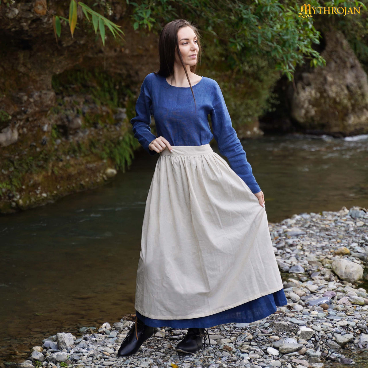 Linen Medieval Apron| Make Your Own Medieval