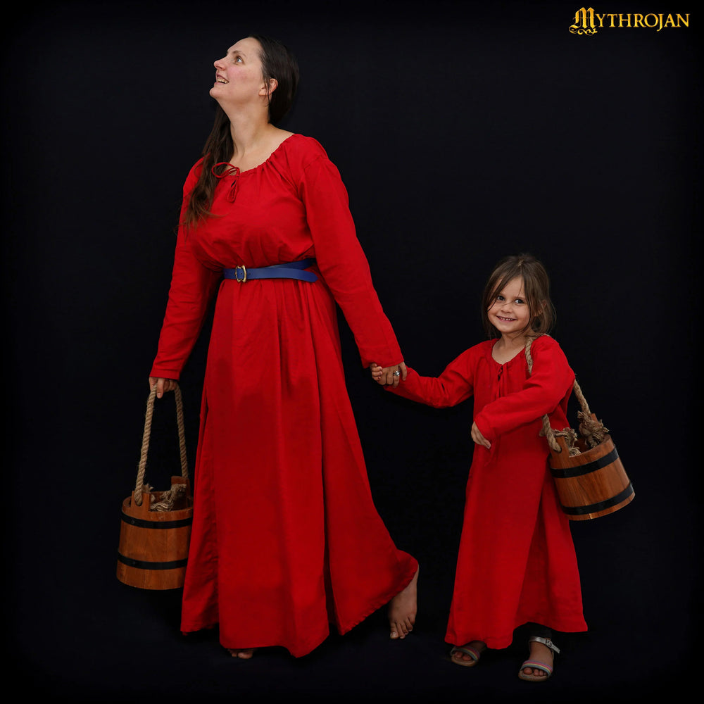 Maiden Dress - Red Cotton| Make Your Own Medieval