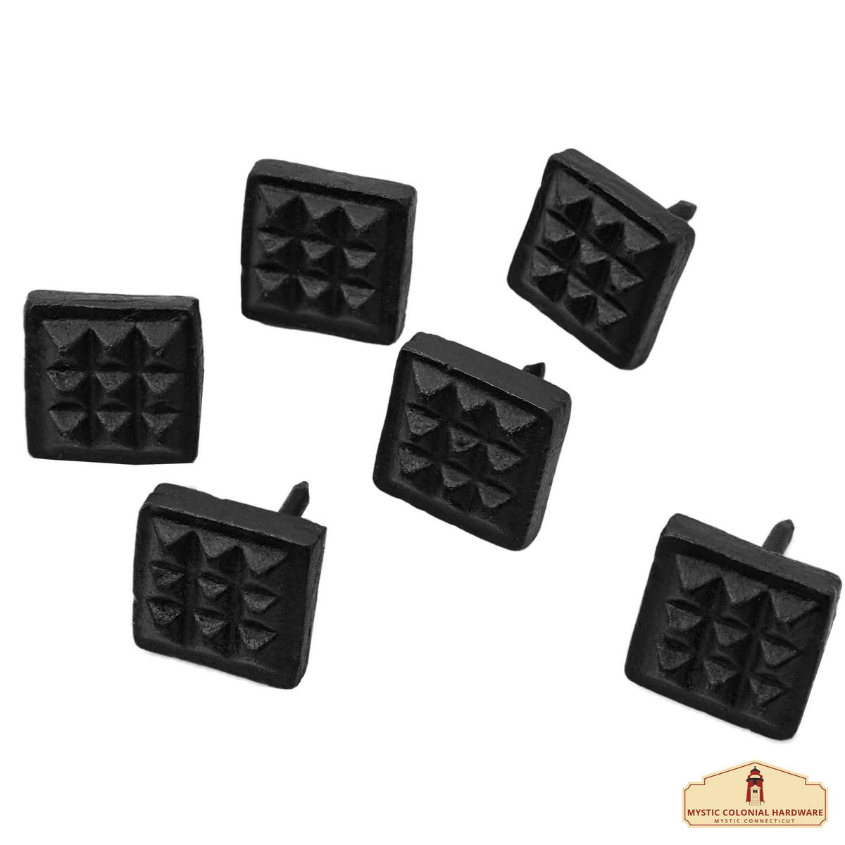 Rustic Cast Iron Clavo Nails - Square Waffle Head (Set of 6)| Make Your ...