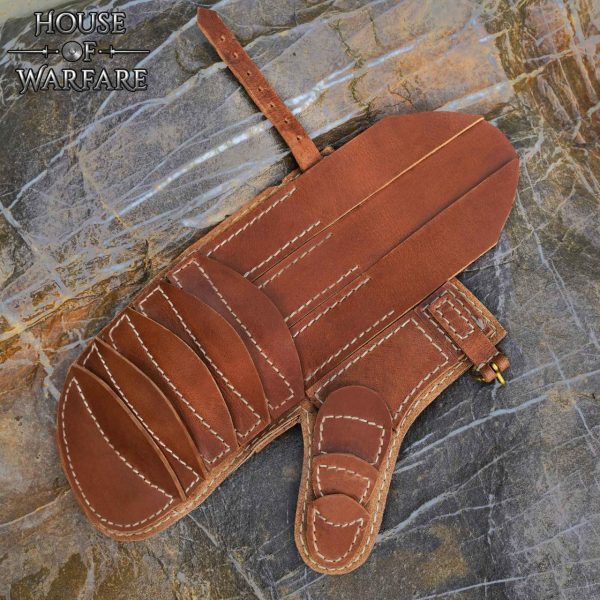 Viking Leather Gauntlets - Right or Left Hand| Make Your Own Medieval