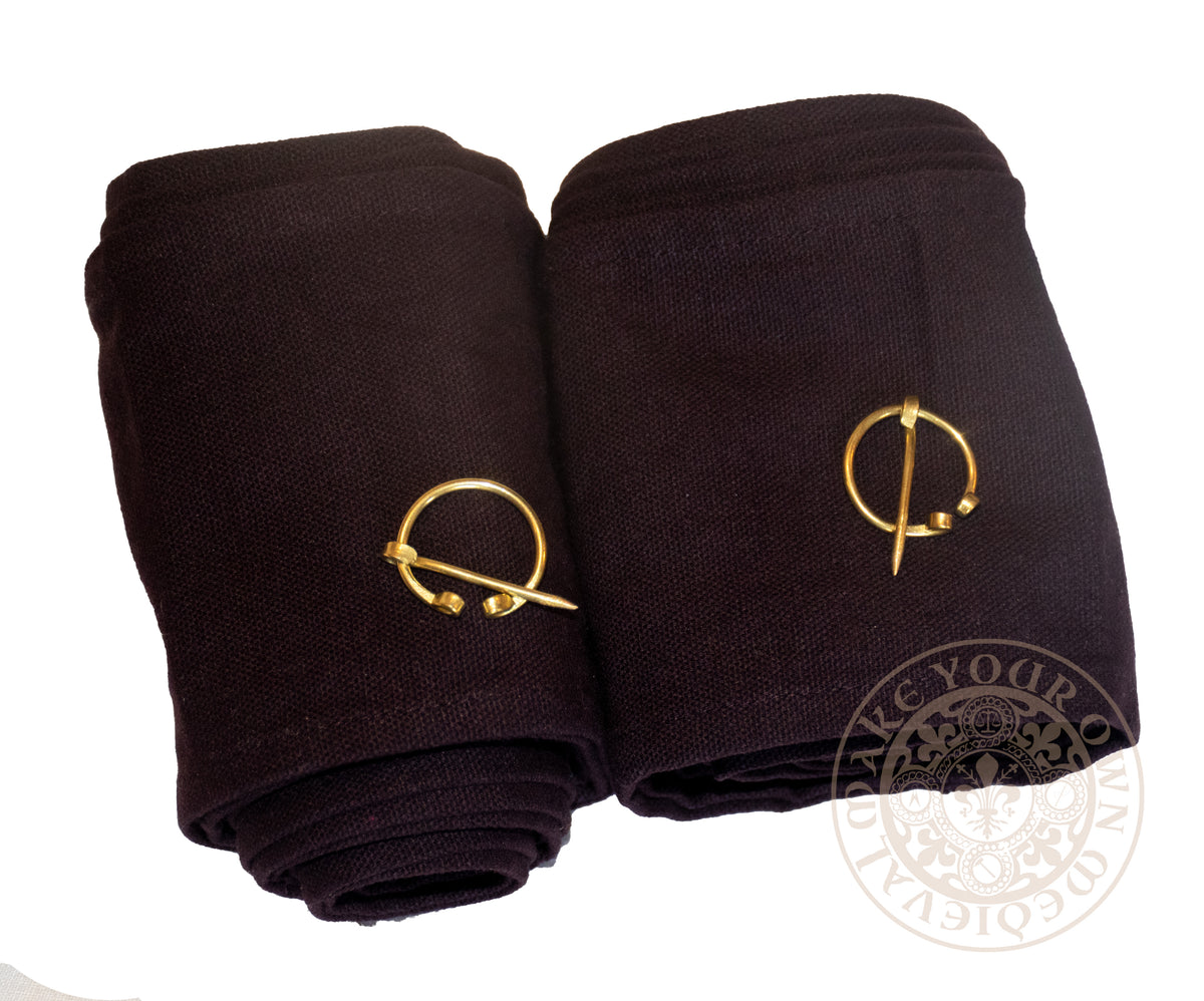 Viking Winingas – Brown Canvas Leg Wraps with brass clasps| Make Your ...