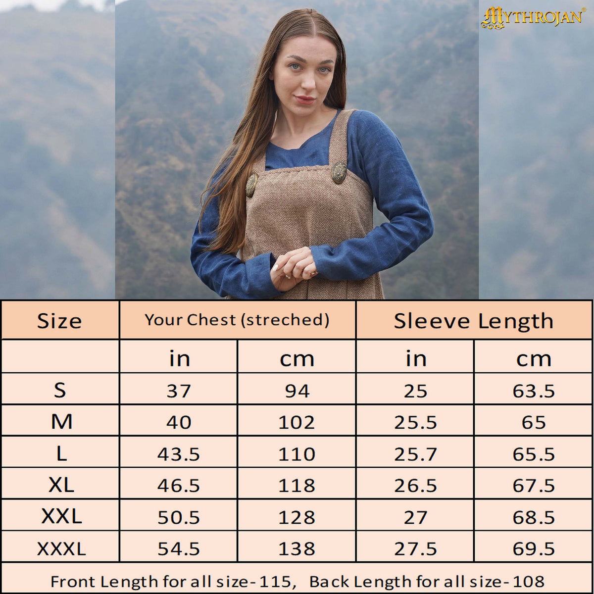 Wool Viking Apron Dress (Hangerok or Smokkr)| Make Your Own Medieval