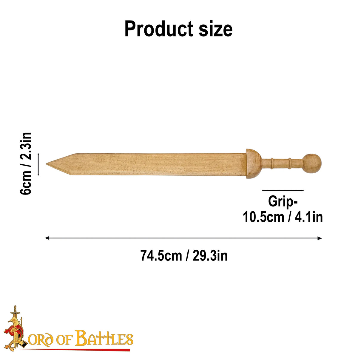 Roman Training Gladius Wooden Sword| Make Your Own Medieval