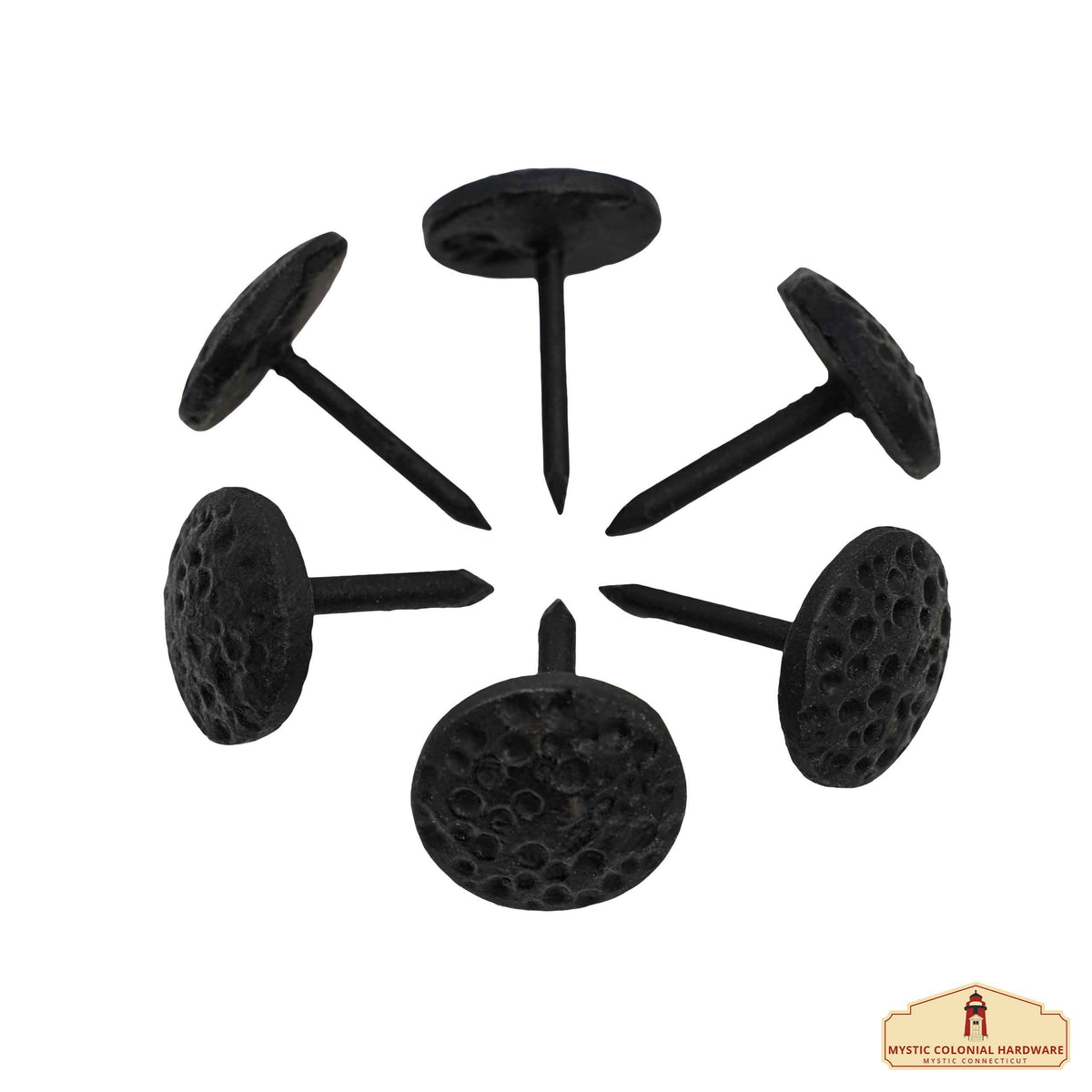 Rustic Cast Iron Nails - Round pummelled Head (Set of 6)| Make Your Own ...