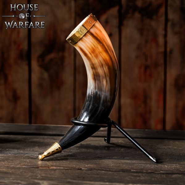 Drinking Horn Stand Blacksmith Forged Viking| Make Your Own Medieval