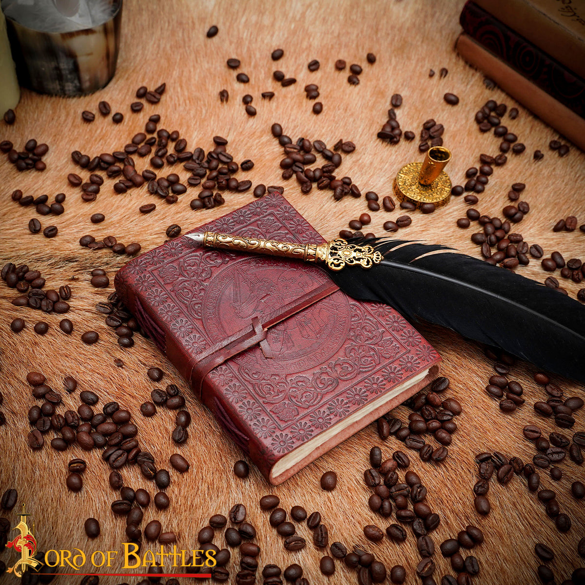Leather Knights Diary / Journal with Seal of Thomas de Beauchamp| Make ...