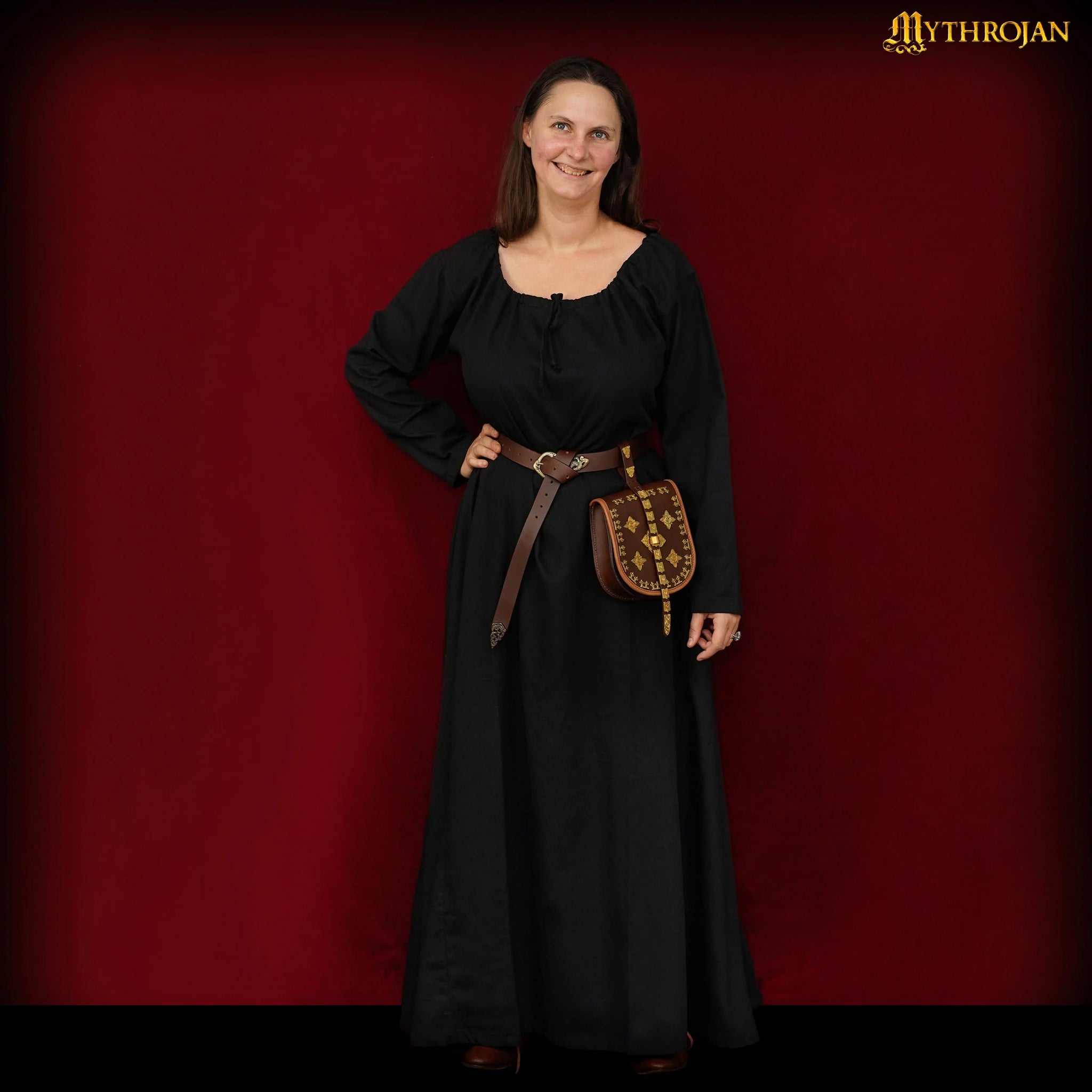 Maiden Dress - Black Cotton | Make Your Own Medieval