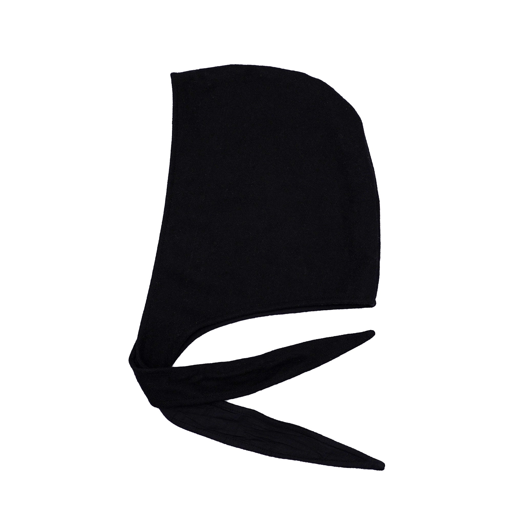 Medieval Peasant’s Cap - Black Wool| Make Your Own Medieval