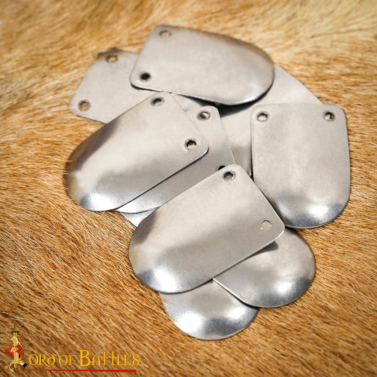 Steel Scale Plates – Set of 100| Make Your Own Medieval