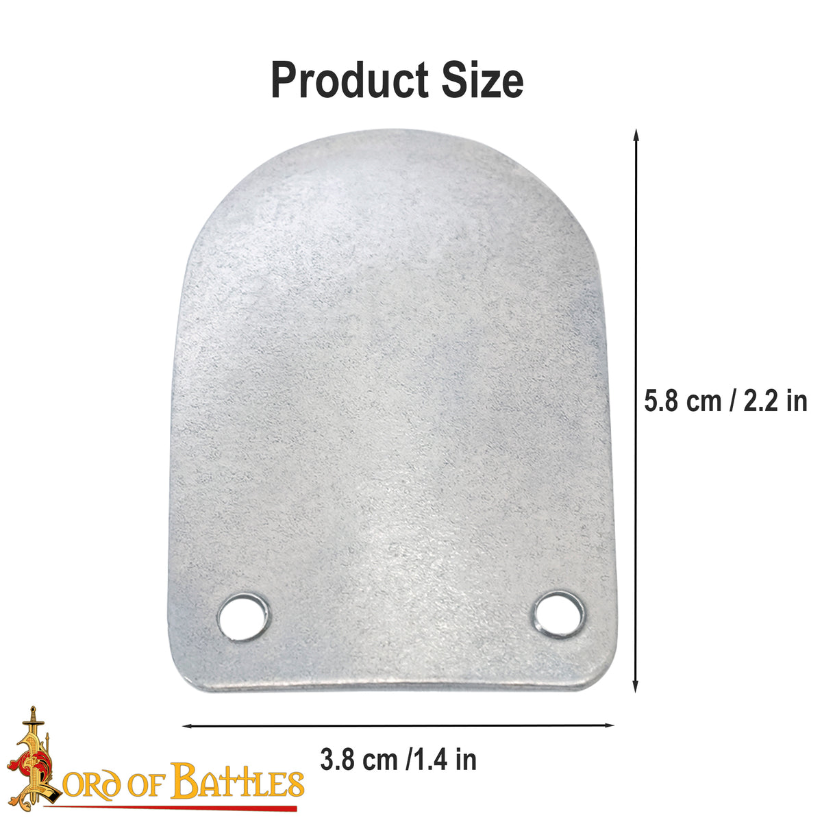 Steel Scale Plates – Set of 100| Make Your Own Medieval