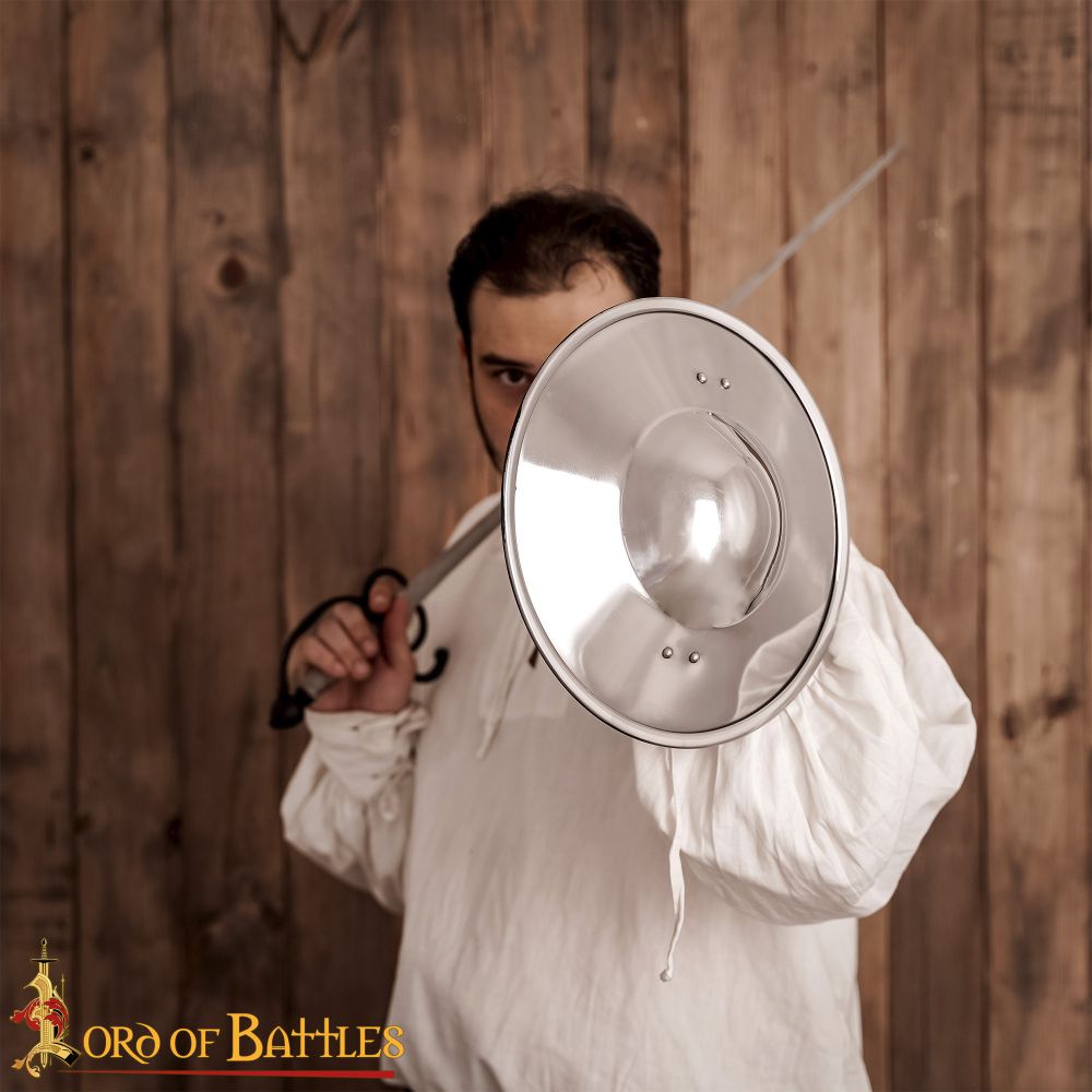 Lenticular Late Medieval Buckler Shield - 16 Gauge Steel| Make Your Own ...