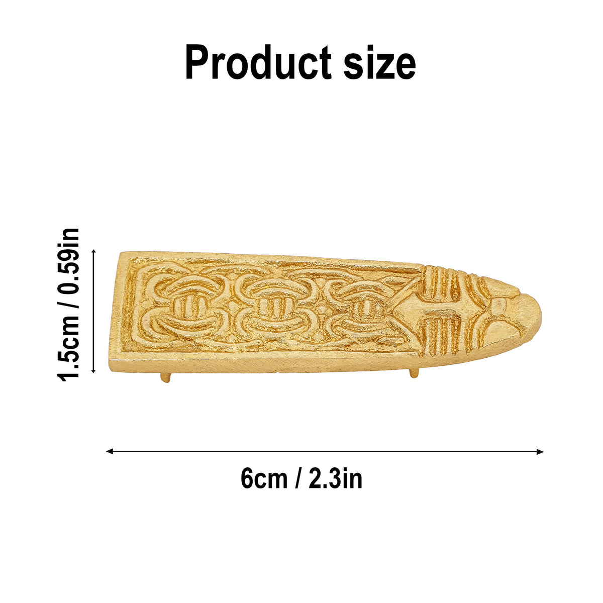 Viking Belt Strap End - 15 mm wide| Make Your Own Medieval