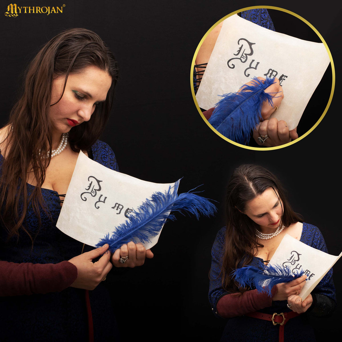 Natural Goat Skin Leather Vellum - Calligraphic Parchment Paper| Make ...