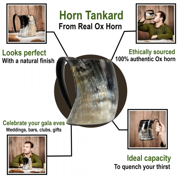 Horn Tankard - Extra Large | Make Your Own Medieval