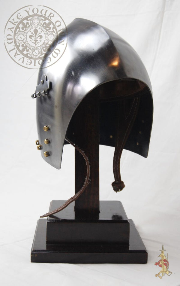 Hounskull Pig-Face Bacinet 14th Century Medieval Helm| Make Your Own Medieval