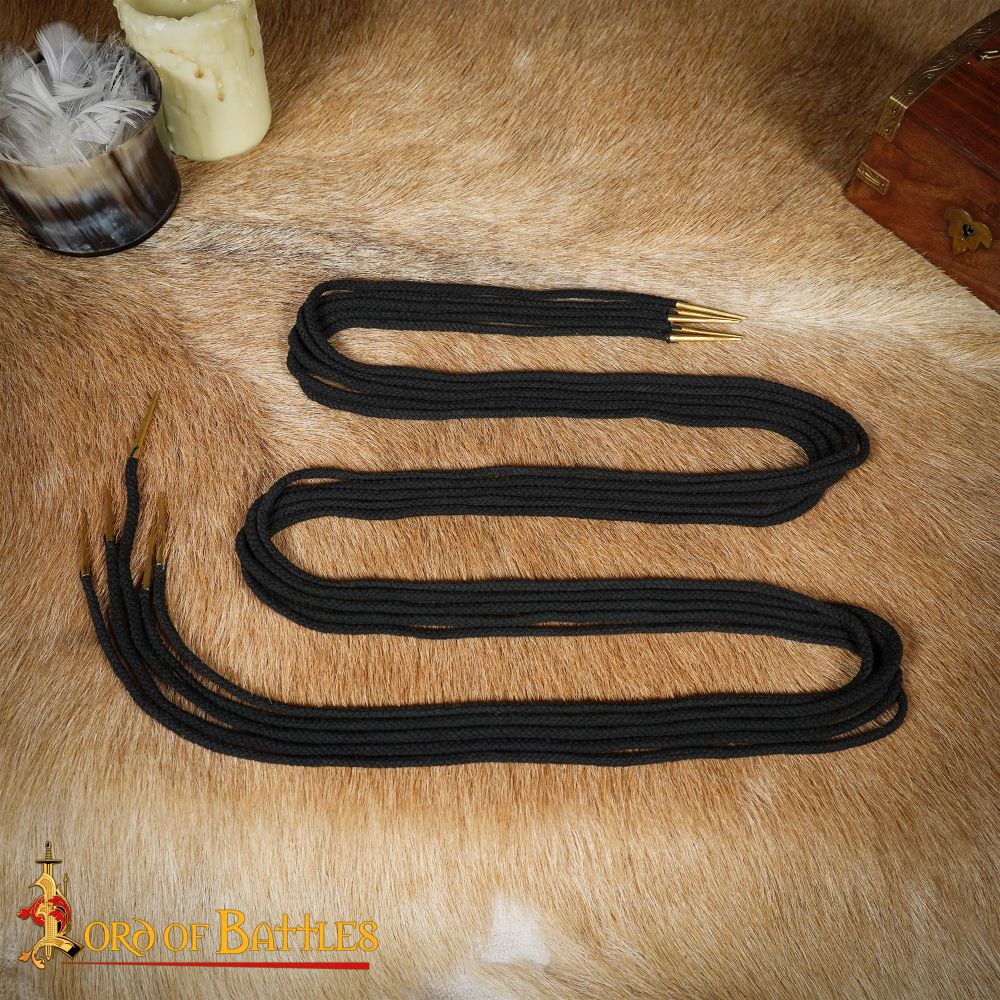 Aglets Pair on Cord 150cm long| Make Your Own Medieval