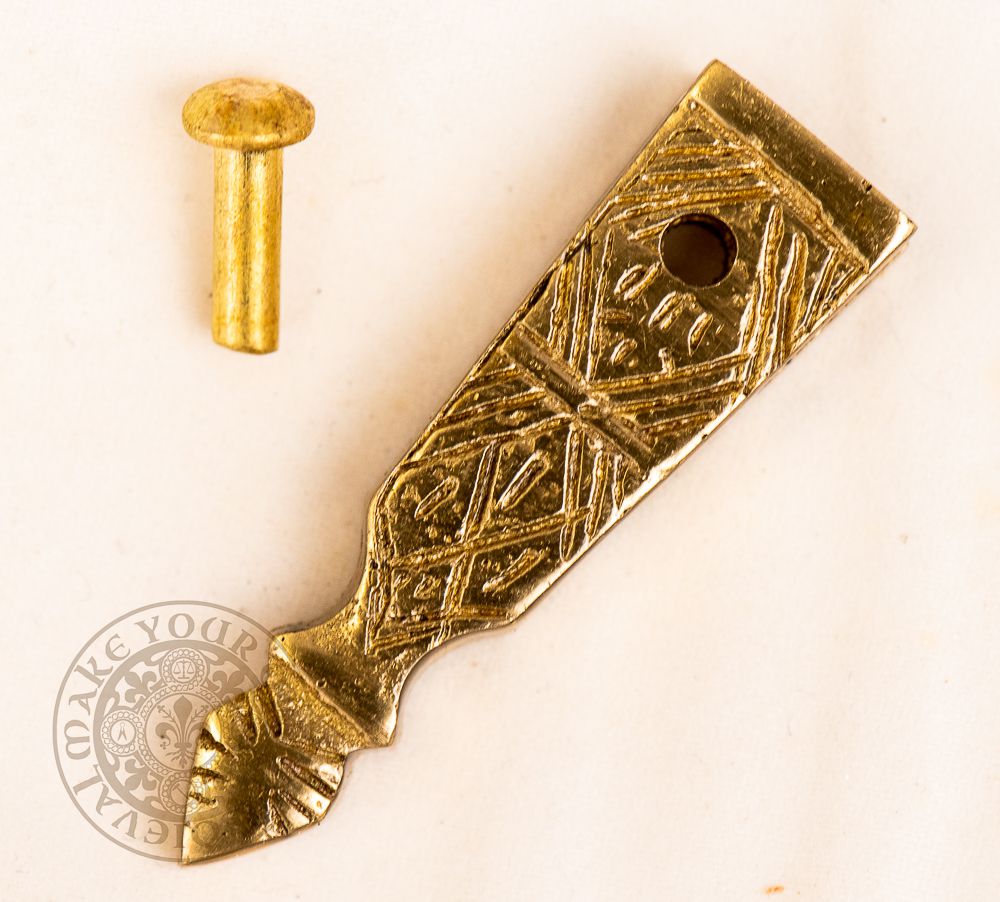 Medieval Strap-End 12mm Strap Width| Make Your Own Medieval