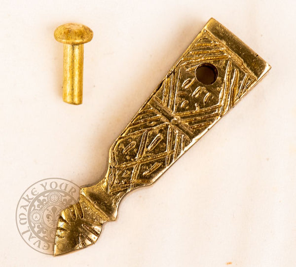 Medieval Strap-End 12mm Strap Width | Make Your Own Medieval