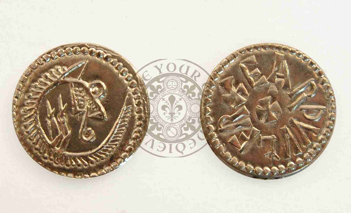 8th Century Anglo-Saxon Sceat Coin Reproduction| Make Your Own Medieval