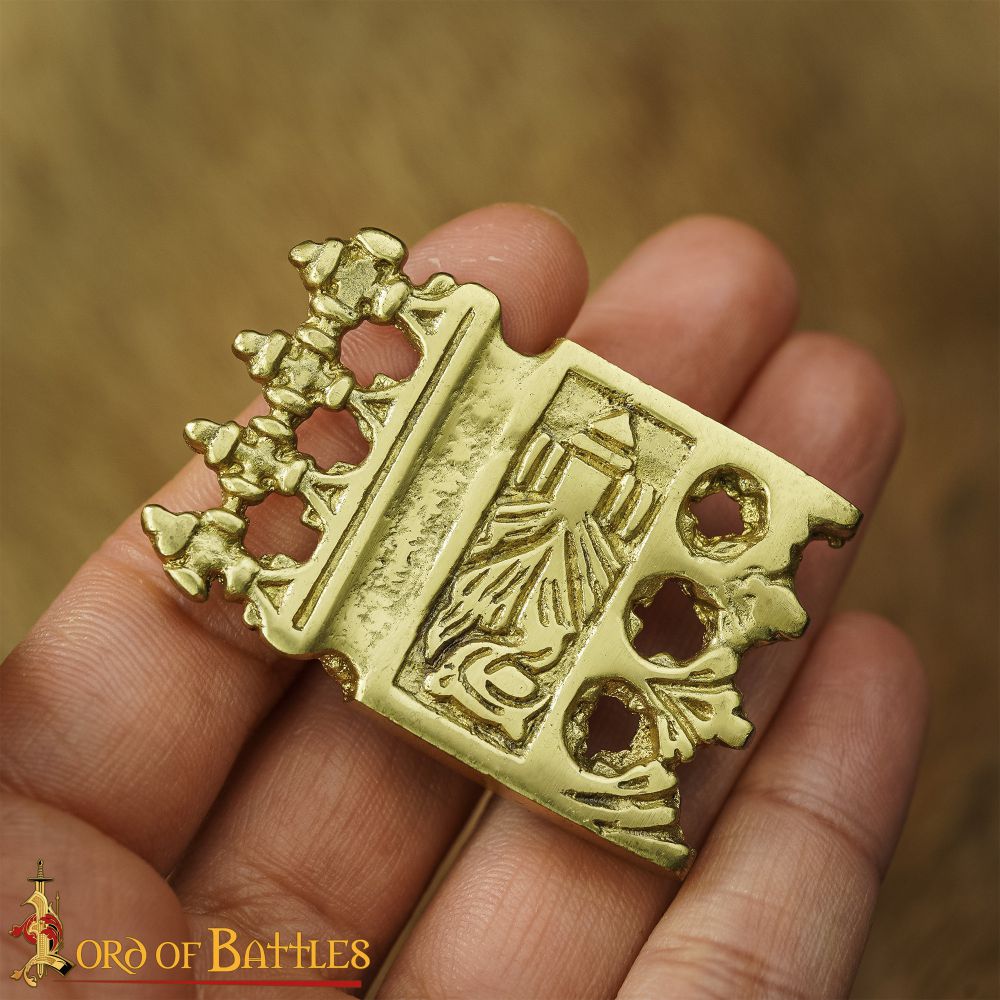 Medieval Knights Belt Strap-end set - 21mm Strap Width| Make Your Own ...