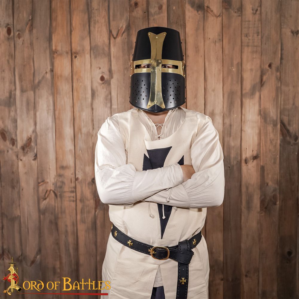 Medieval Great Helm 14th century Re-enactment combat Helm (14 Gauge ...