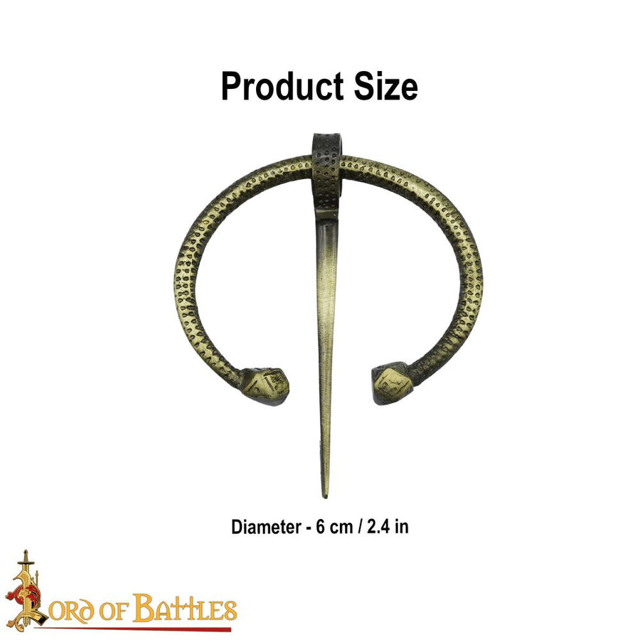 Viking Brass Fibula Brooch Anglo Saxon| Make Your Own Medieval
