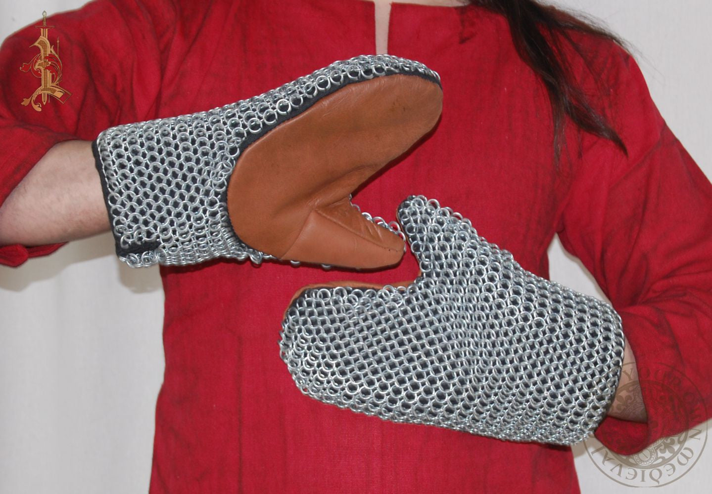 Chain Mail Padded Mittens Medieval armour| Make Your Own Medieval