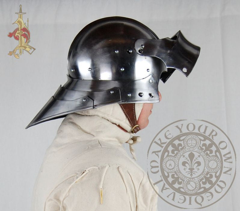 German Gothic15th Century Medieval Sallet Helm | Make Your Own Medieval