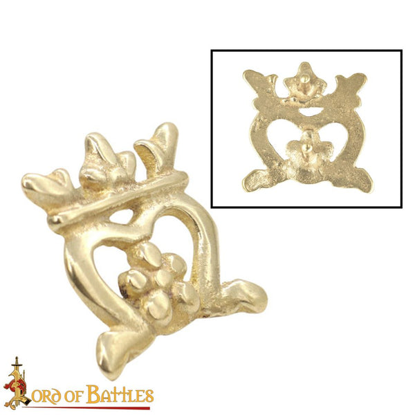 Crowned Heat (15th century) Medieval Belt Mount | Make Your Own Medieval