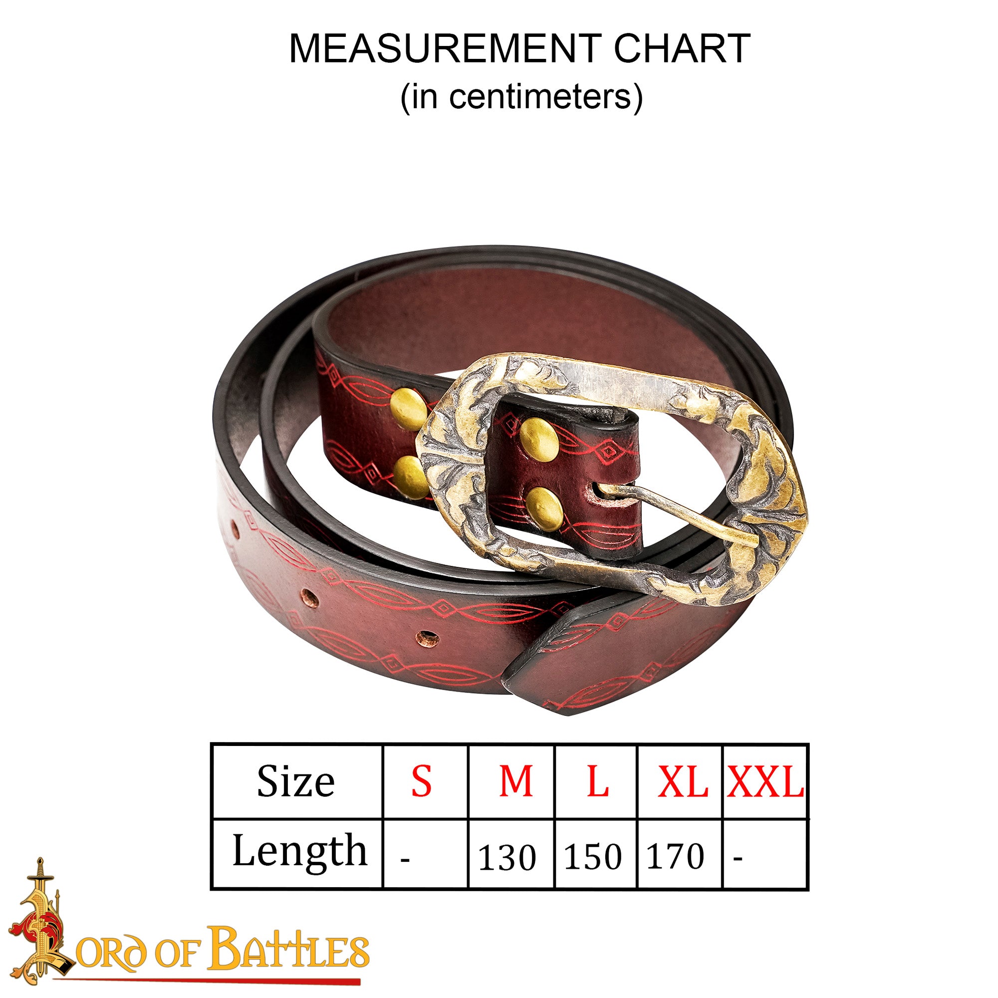 Renaissance Red (Maroon) Belt| Make Your Own Medieval