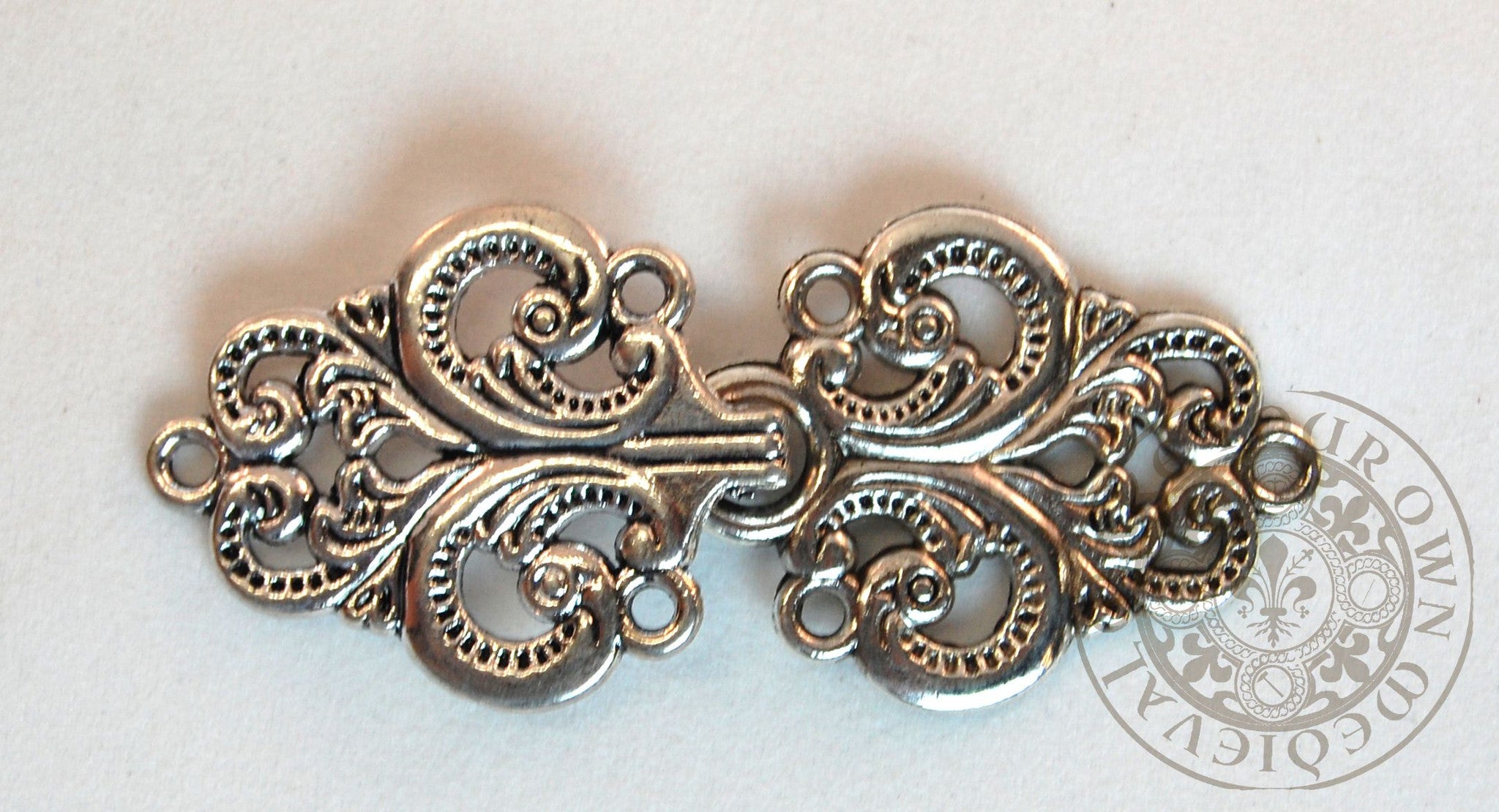 Silver Renaisance Clasp | Make Your Own Medieval