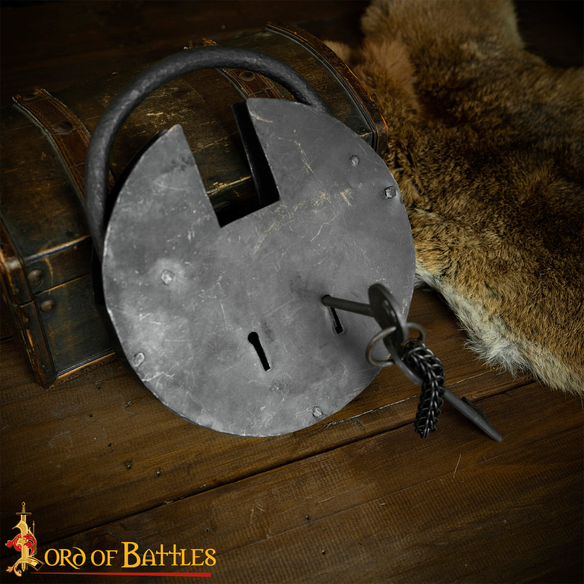 Functional Medieval / Pirate Padlock with two keys| Make Your Own Medieval