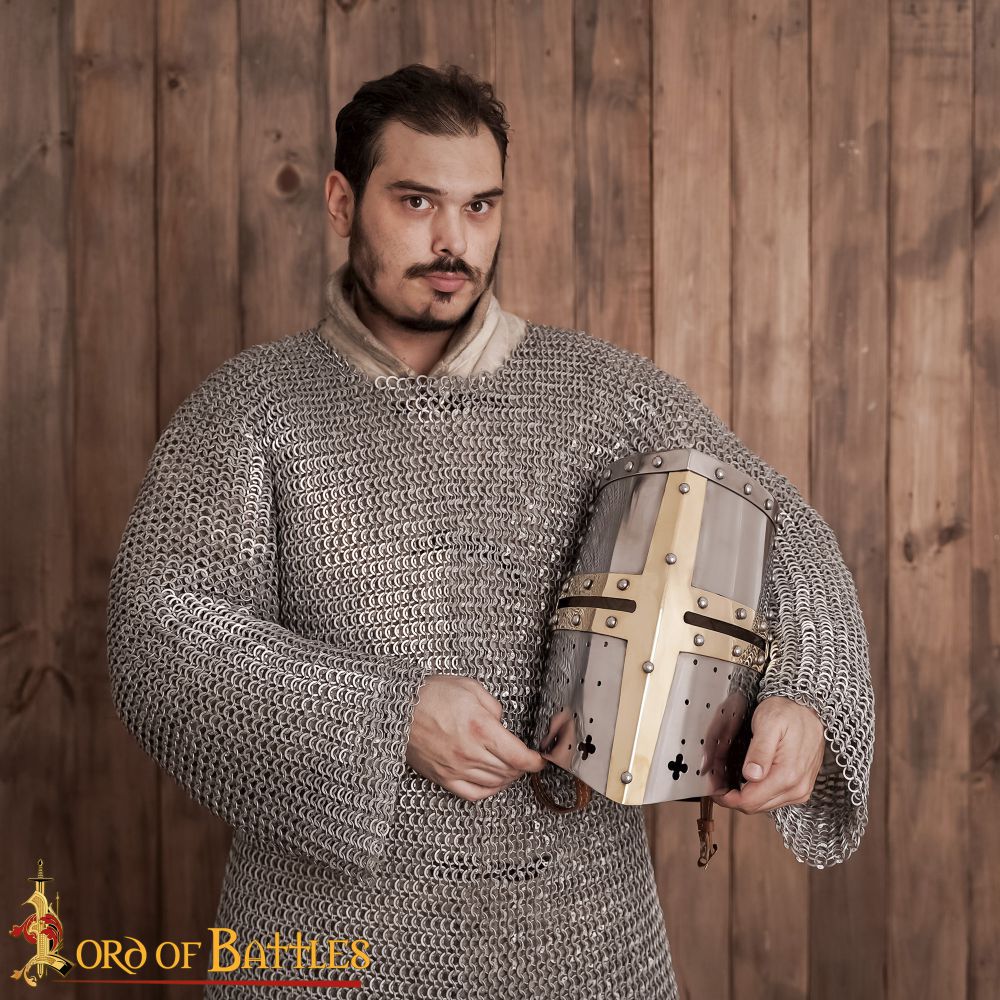 Topfhelm Medieval Great Helm Reproduction- 20 Gauge| Make Your Own Medieval