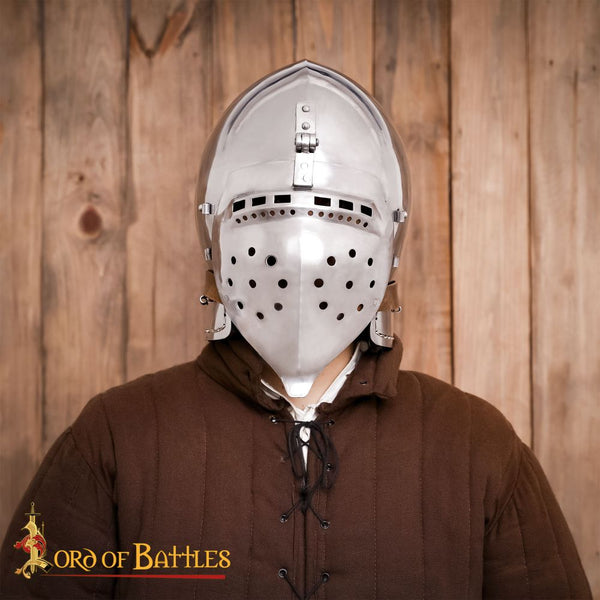 Klappvisor Helm from Nuremburg – 16g | Make Your Own Medieval