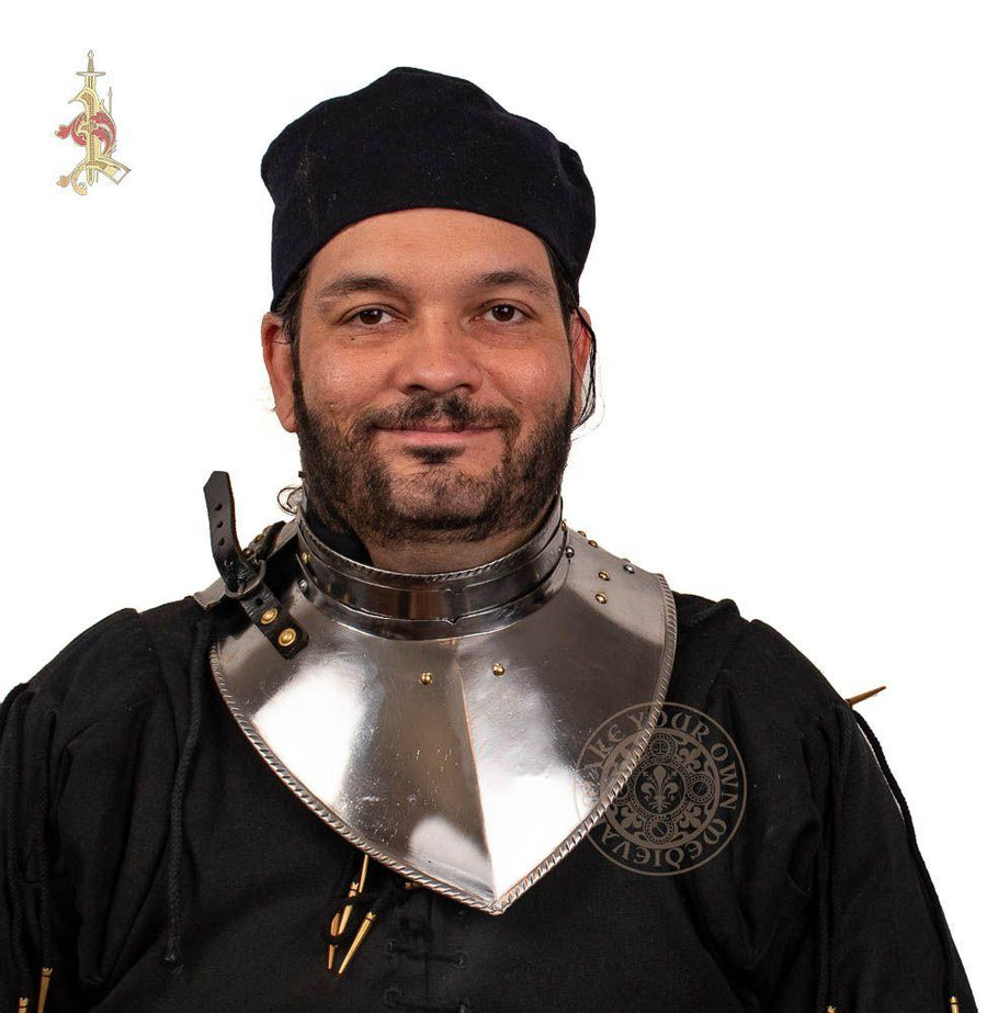Gorget With Neck Protection and Back Plate| Make Your Own Medieval