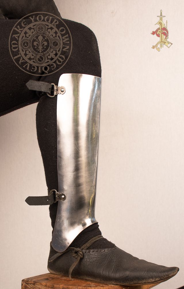 Greaves Open Back Leg Plate Armour| Make Your Own Medieval