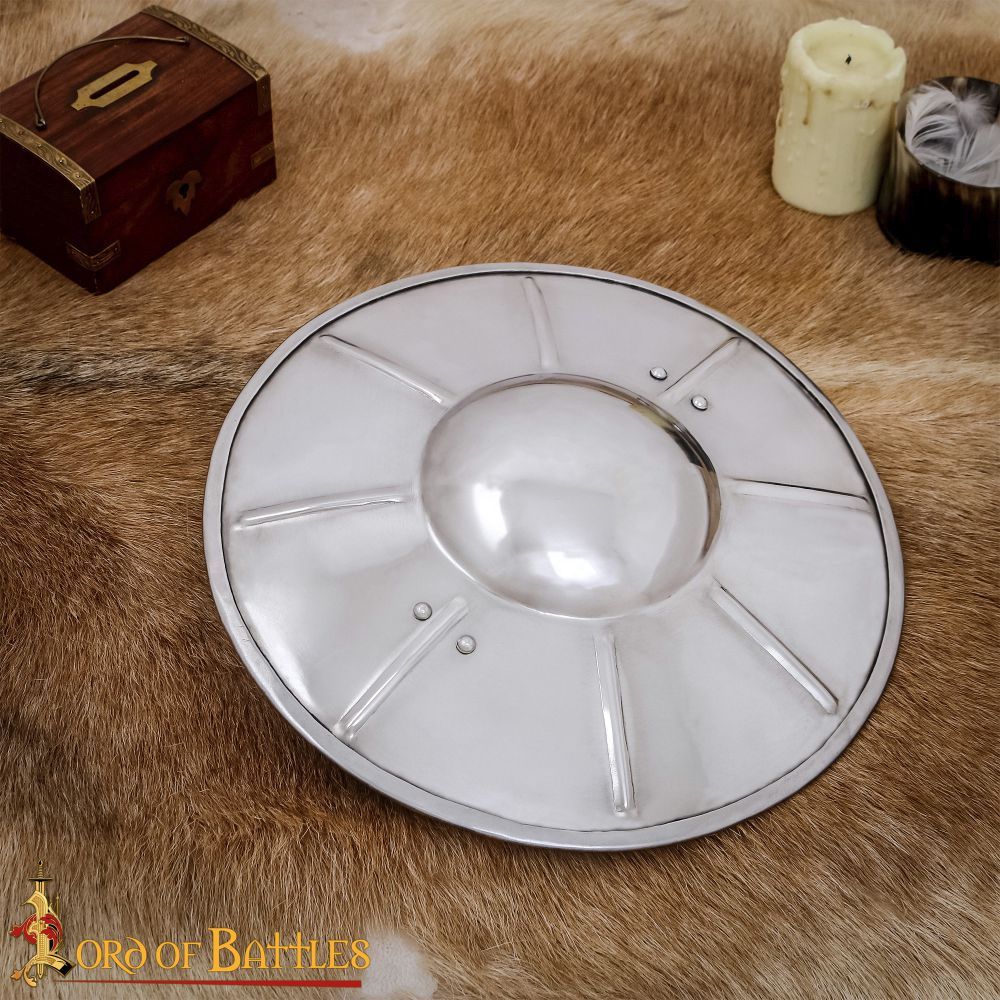 Medieval Buckler House Of Warfare Medieval Steel Buckler - 23.5cm Hand ...