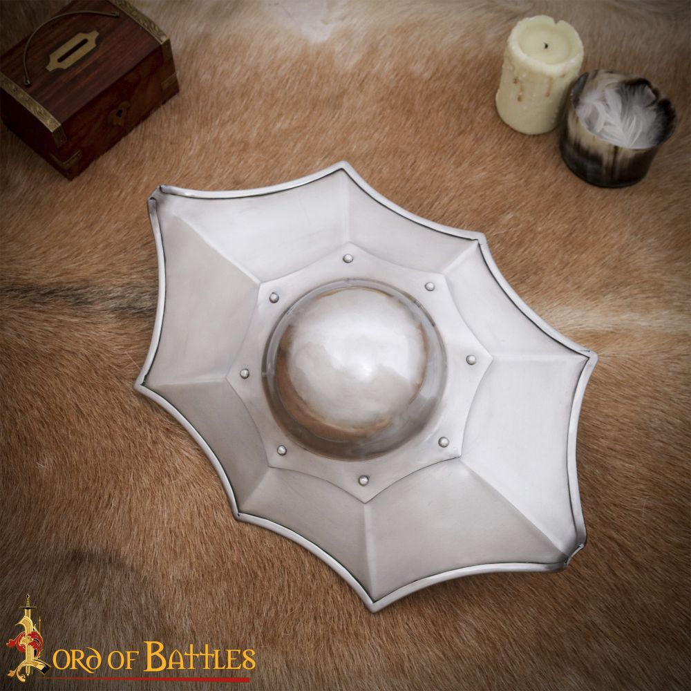 Talhoffer Buckler Shield 16 Gauge Steel| Make Your Own Medieval